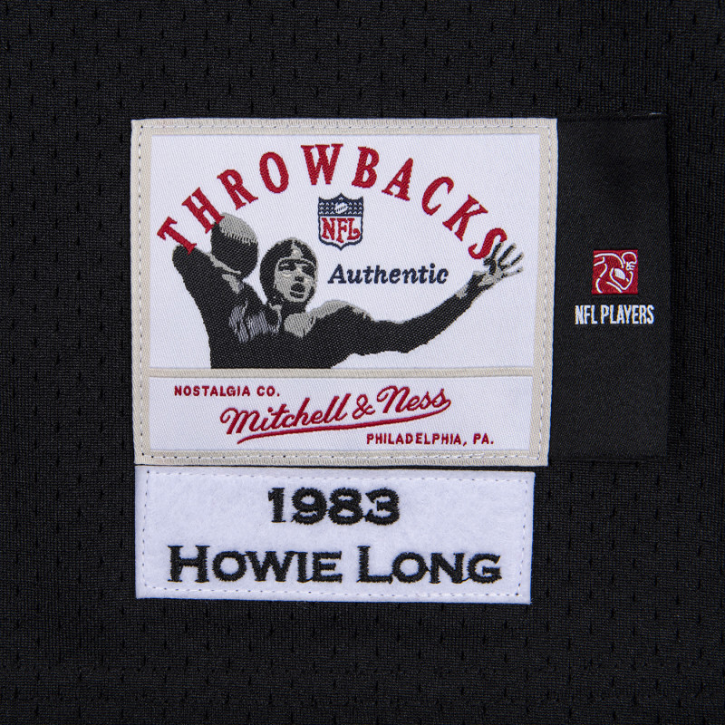 MITCHELL & NESS RAIDERS HOWIE LONG 1983 AUTHENTIC JERSEY