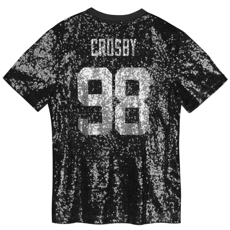 WOMENS MAXX CROSBY NAME & NUMBER SEQUIN TOP