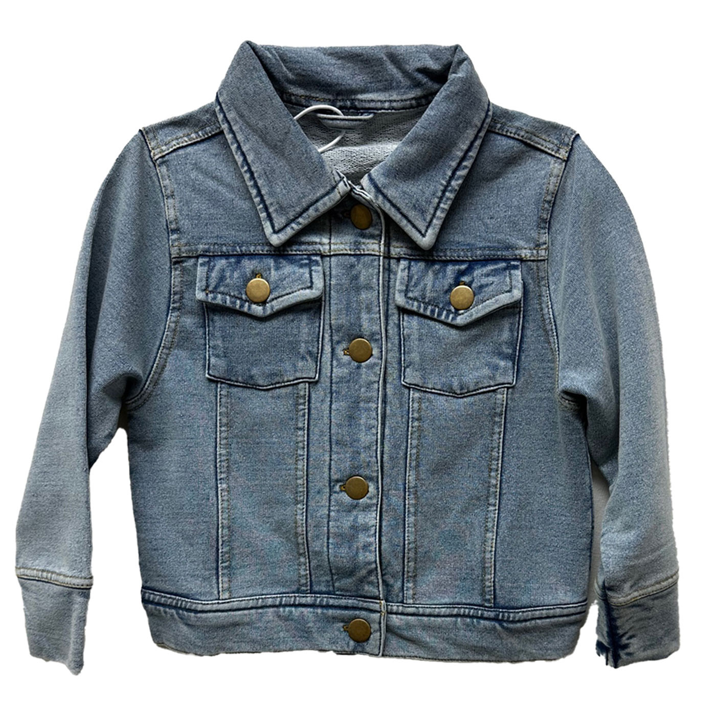 TODDLER FRENCH TERRY DENIM JACKET