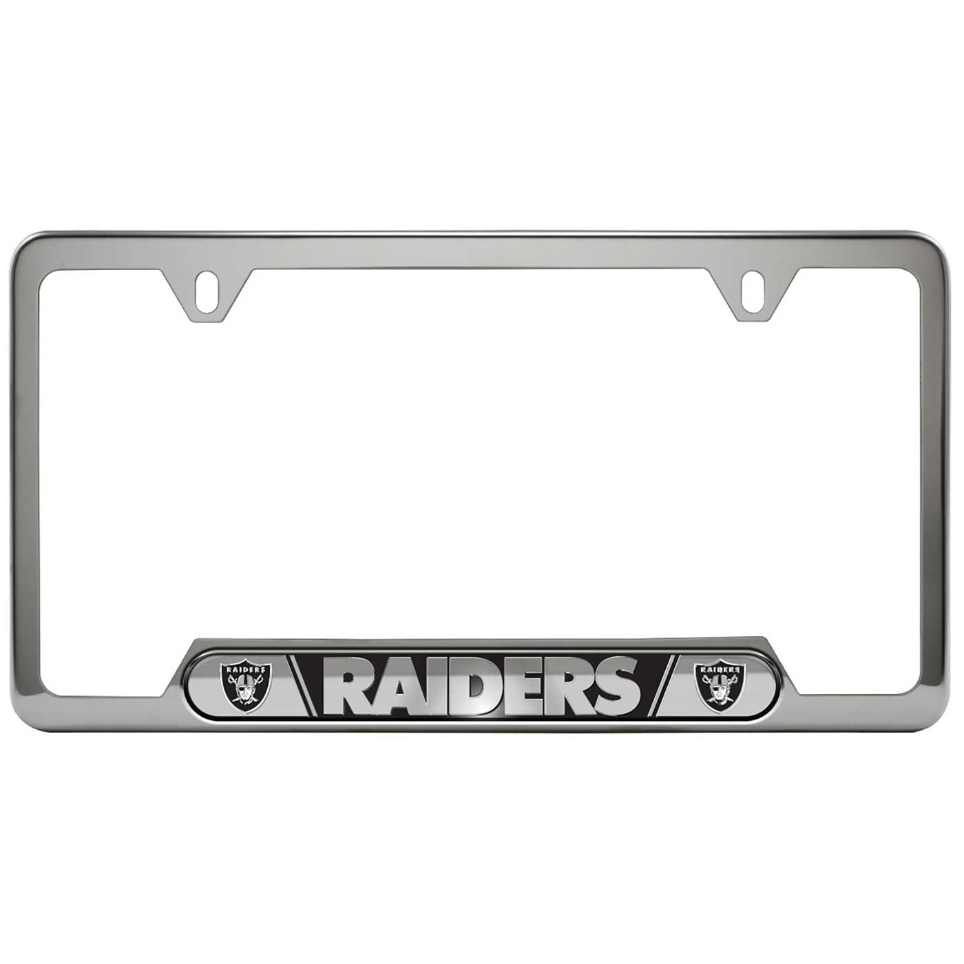 RAIDERS WORDMARK LICENSE FRAME