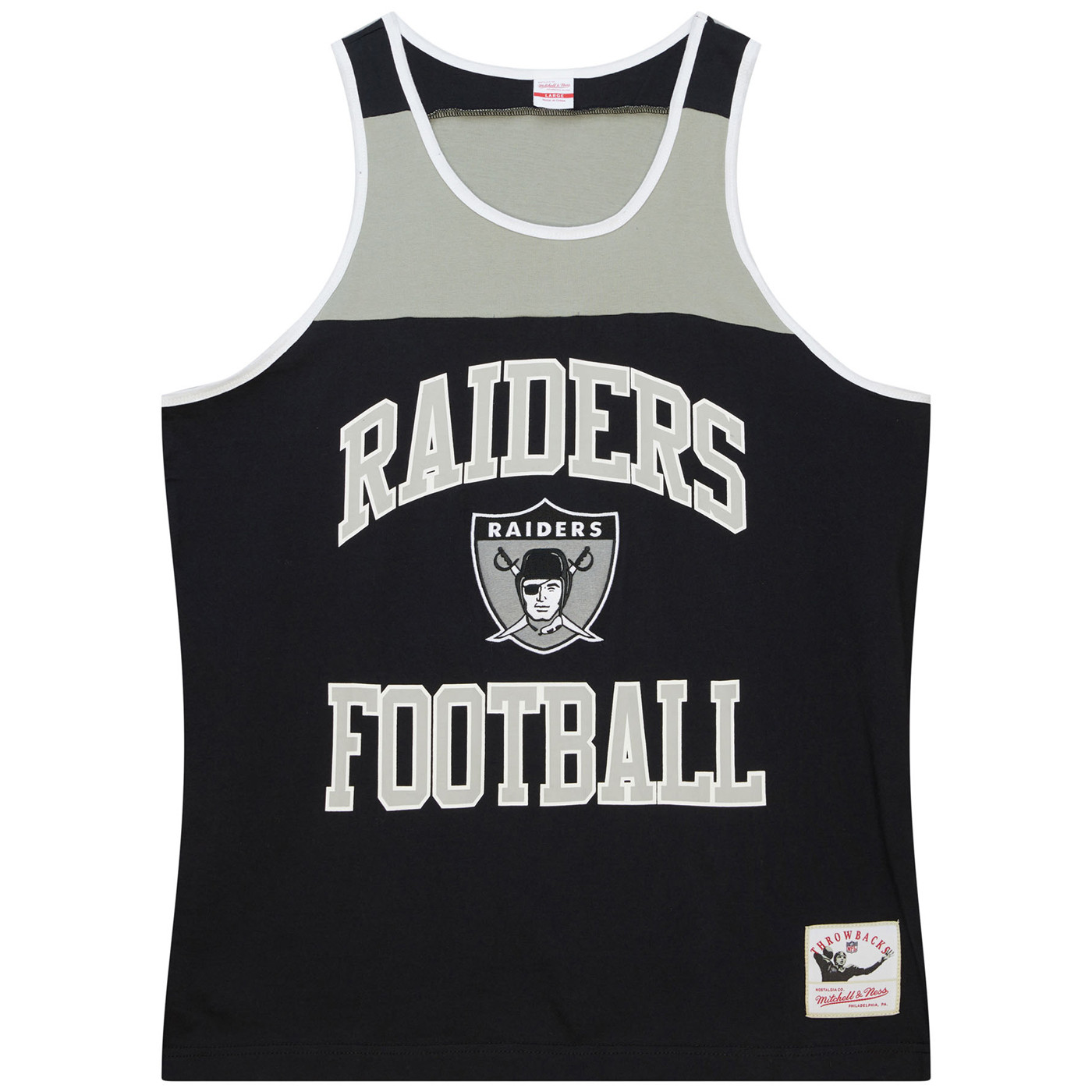 MITCHELL & NESS RAIDERS HERITAGE COLORBLOCKED TANK